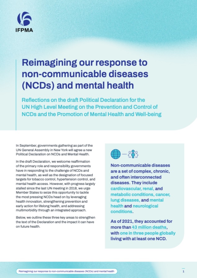 Reimagining our response to non-communicable diseases (NCDs) and mental health: Reflections on ...